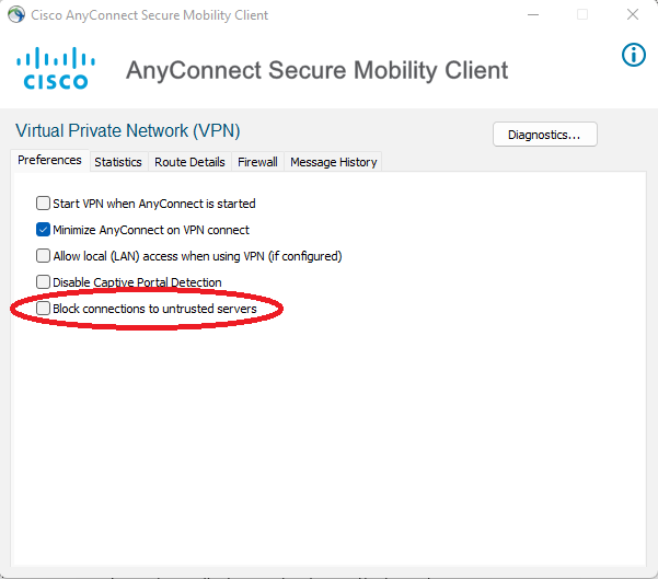 How connect via VPN — Access
