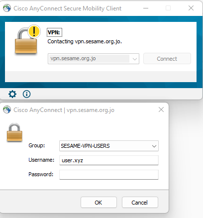 How connect via VPN — Access